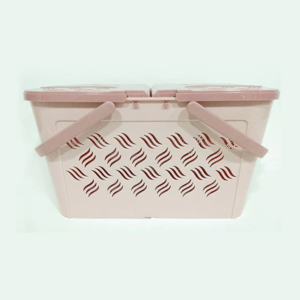 Plastic Lunch Basket with Lid for Office, Home and Picnic Use ...